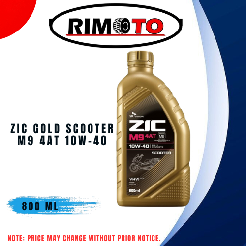 ZIC GOLD Scooter M9 4AT 10W-40 800ML | Shopee Philippines