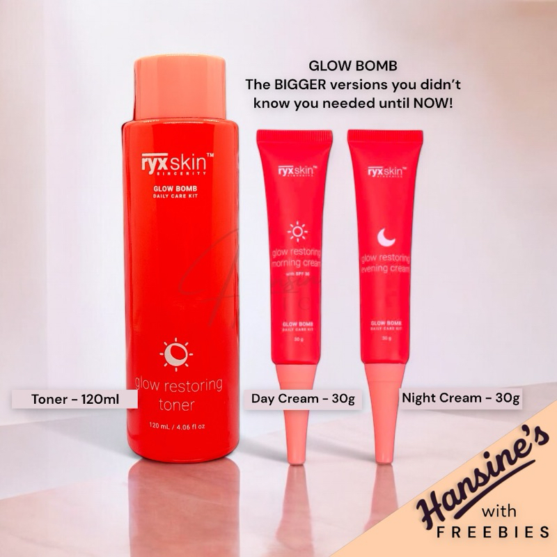 Ryx GLOW BOMB (OG Clear Bomb) - RyxSkin Rejuvenating & Exfoliating Set ...