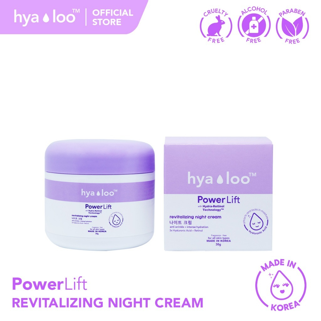 Hyaloo Power Lift Revitalizing Night Cream | Shopee Philippines