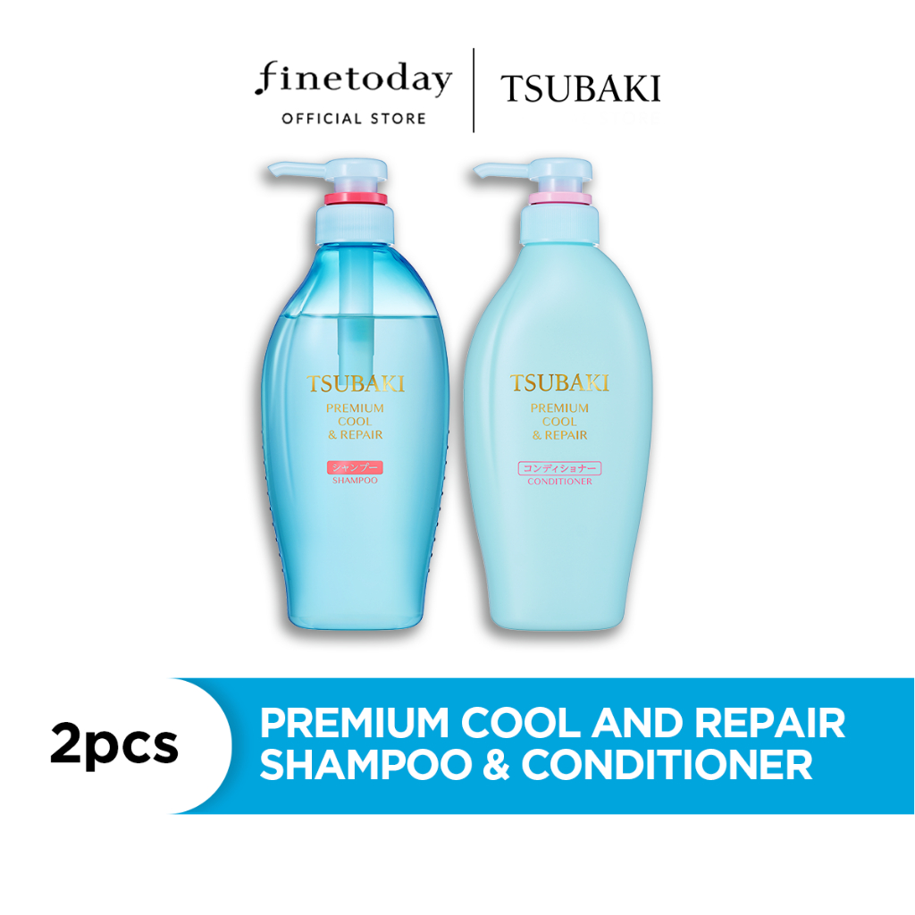 Tsubaki Cool & Repair Shampoo + Conditioner 450ML | Shopee Philippines