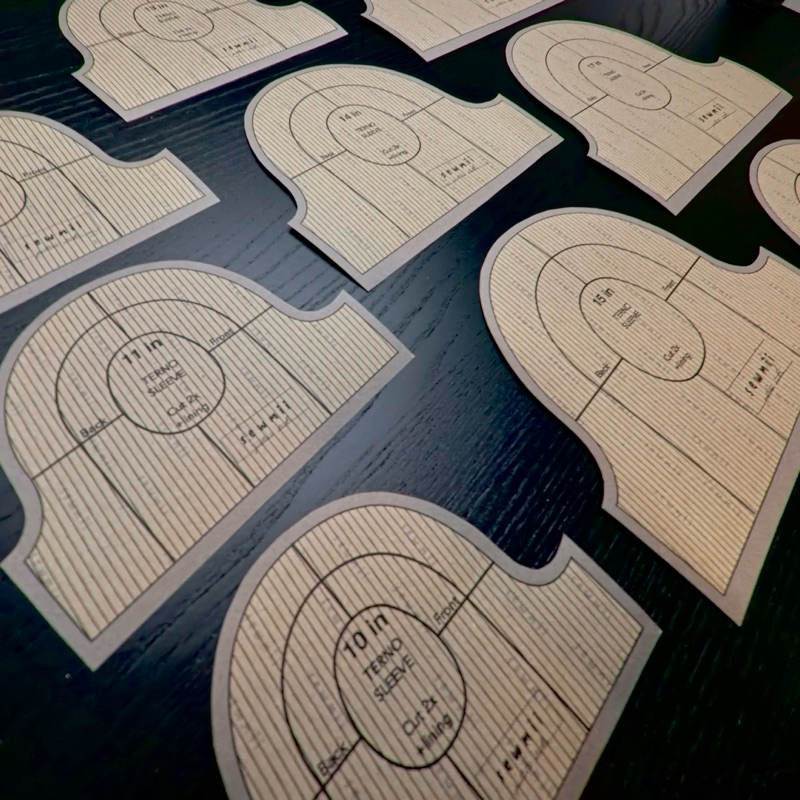 Sewing Pattern - Terno sleeves 10”-20”armhole - Pattern for sewing ...