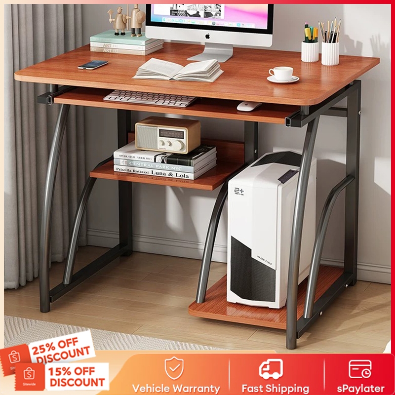 Computer desktop table with keyboard holder home Office table Learning ...