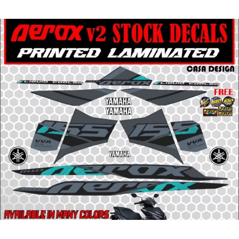 Shop aerox decals for Sale on Shopee Philippines