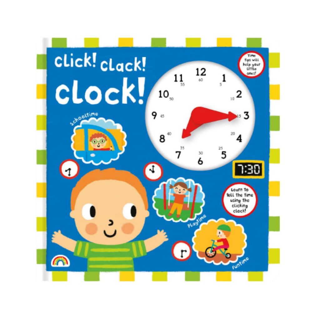 Click! Clack! Clock! (brand new Board Book, SLIGHT DENTS on book cover ...