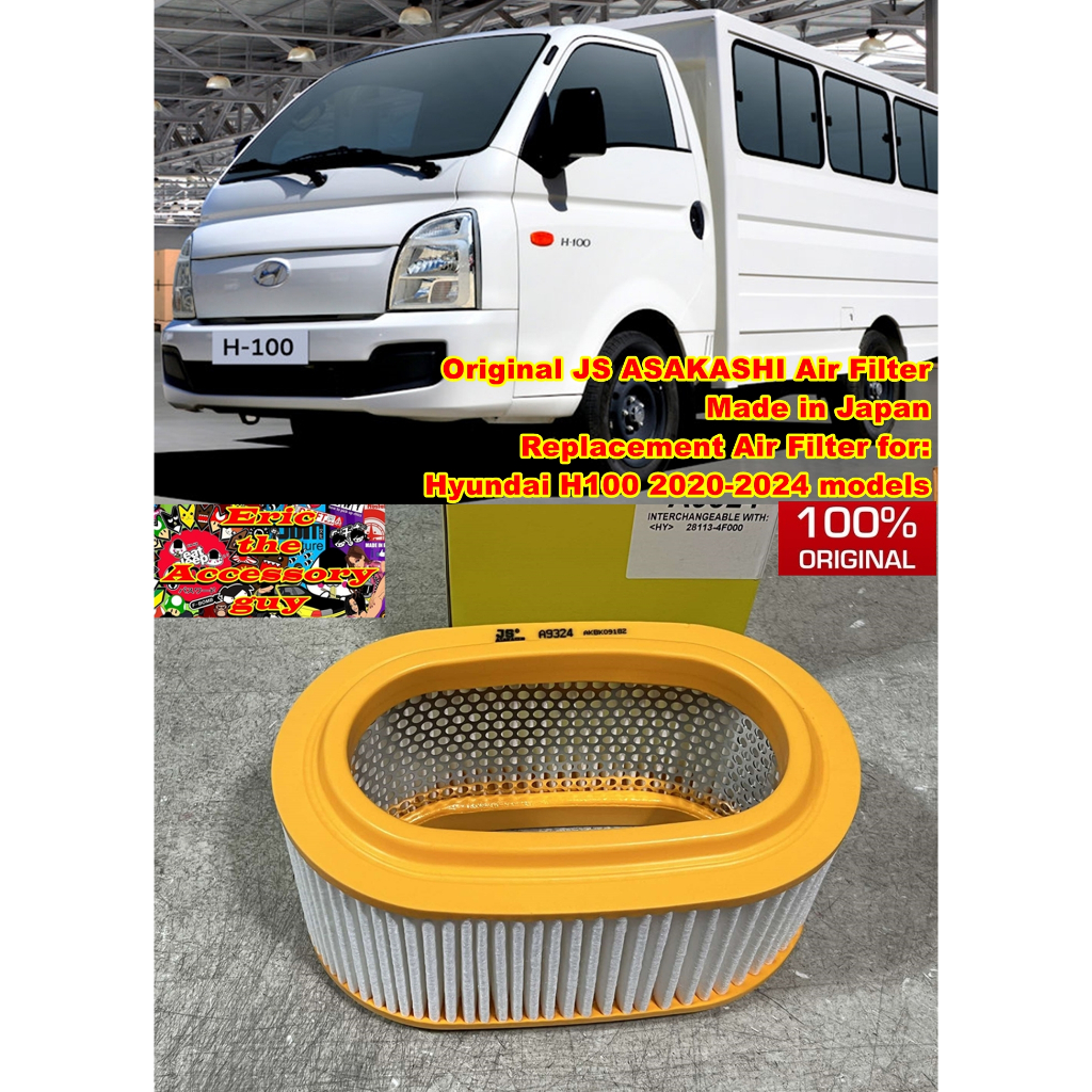 Hyundai H100 2020-2024 models Air Filter Element (Original JS Asakashi ...