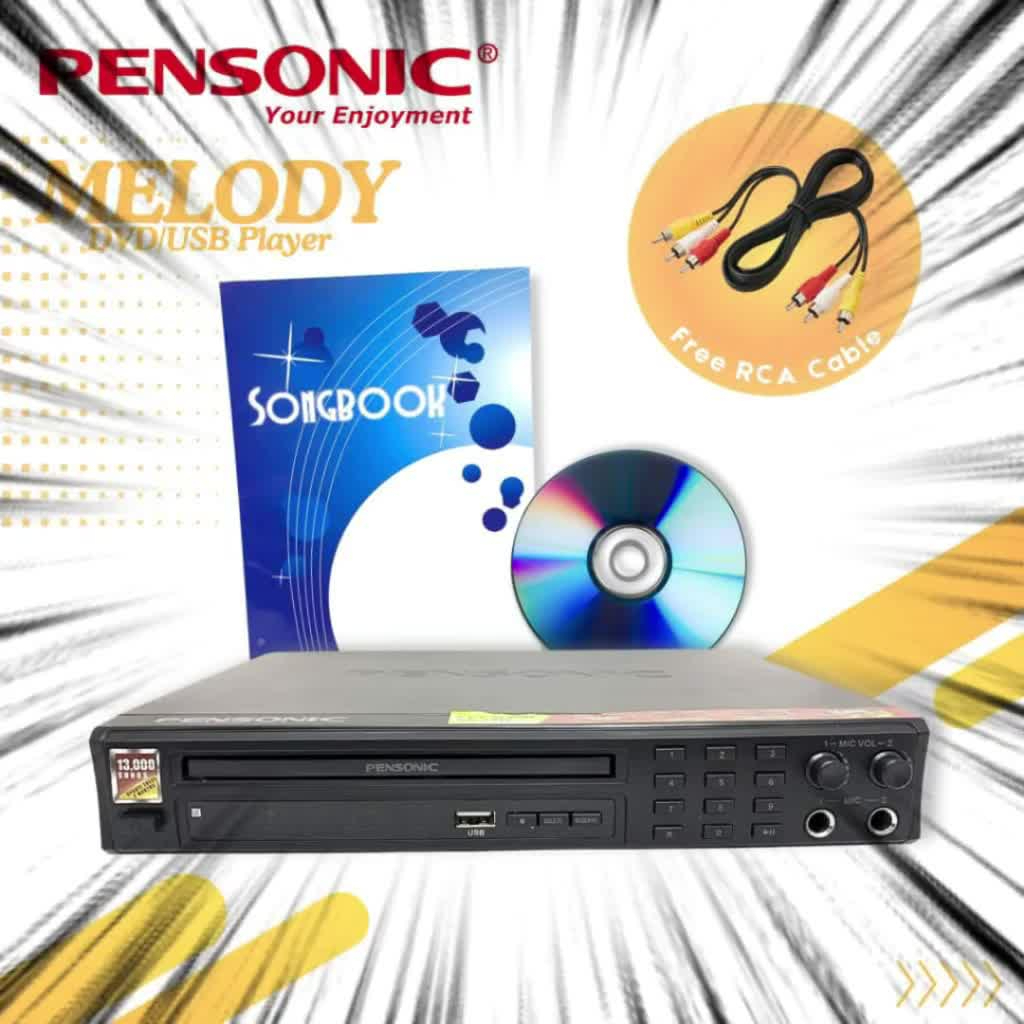 SC PENSONIC Melody CD Portable Movie DVD karaoke Player with Songbook ...