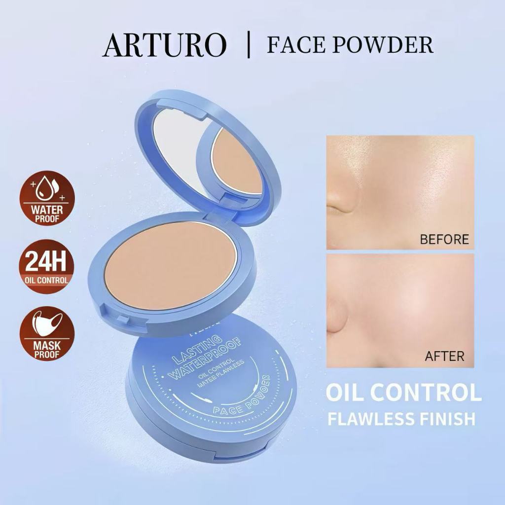 【Buy 1 Take2】Oil Control Face Powder Lasting Waterproof Matte Face ...
