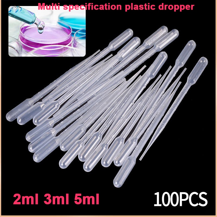 2/3/5 ml Disposable Plastic Dropper Transfer Pipette Dropper School ...