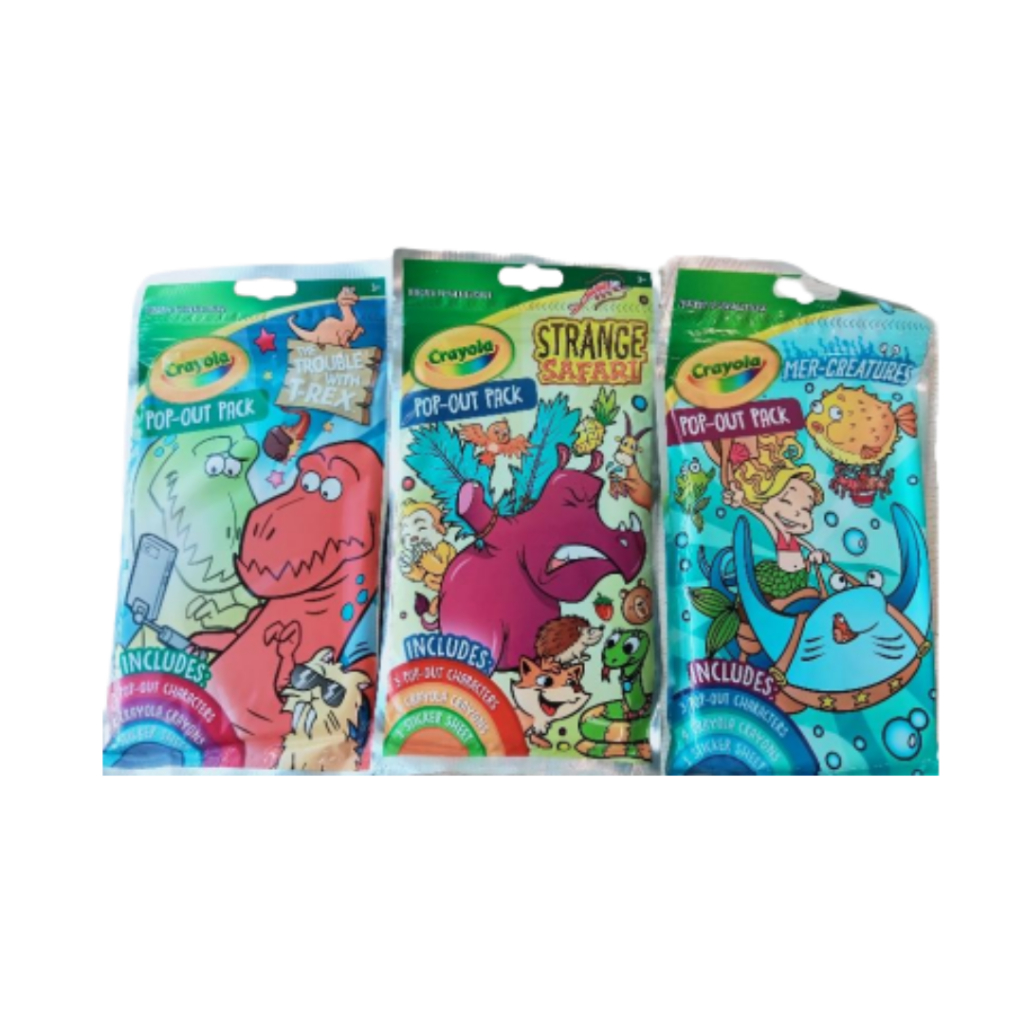 Crayola Pop-Out Pack 3 Asstd Bundle | Shopee Philippines
