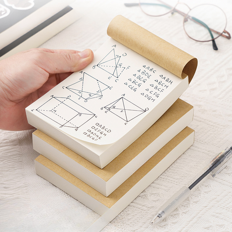 Blank Draft Paper Memo Pad Drawing Book Notebook Student Math Draft ...