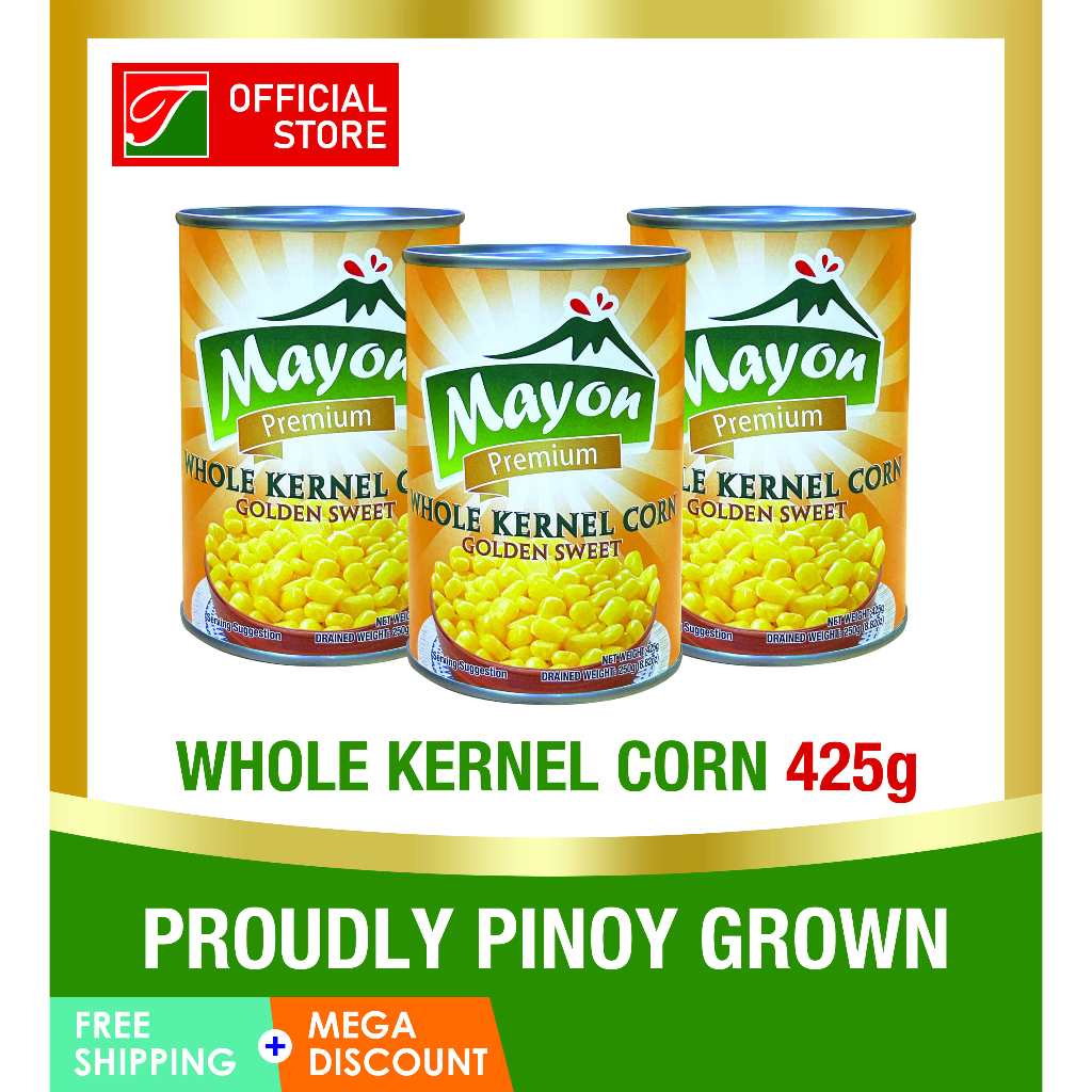 Mayon Whole Kernel Corn (425g - 2.850g) | Shopee Philippines