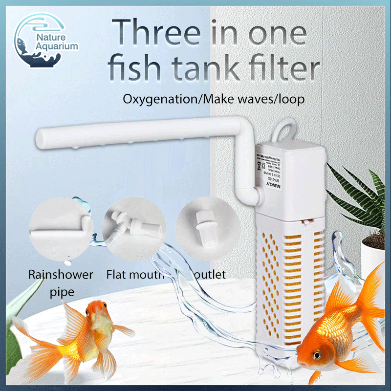 Filter Aquarium External Mini Filter Small Pneumatic Mute Submersible ...