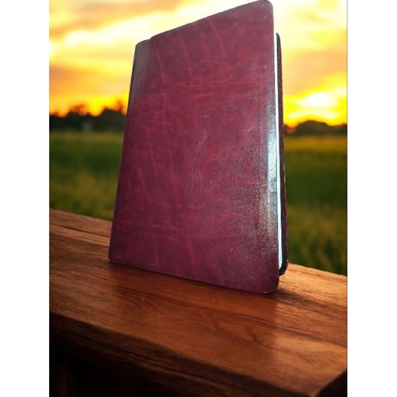NLT / KJV PARALLEL BIBLE IMITATION LEATHER BURGUNDY | Shopee Philippines