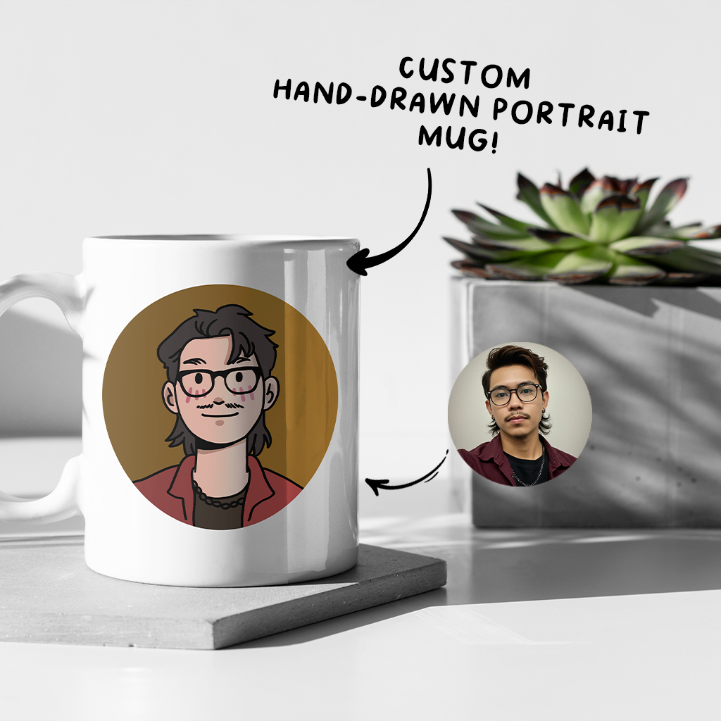 CUSTOM SOLO PORTRAIT MUG | Personalized Mug | Shopee Philippines