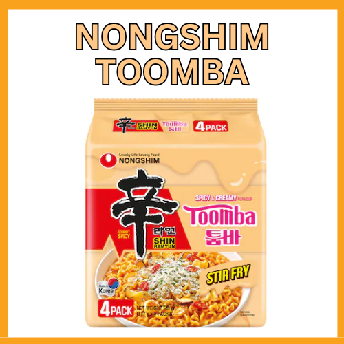 Nongshim Shin Toomba Stir Fry Ramyun 4 x 137g Pack Original | Shopee ...