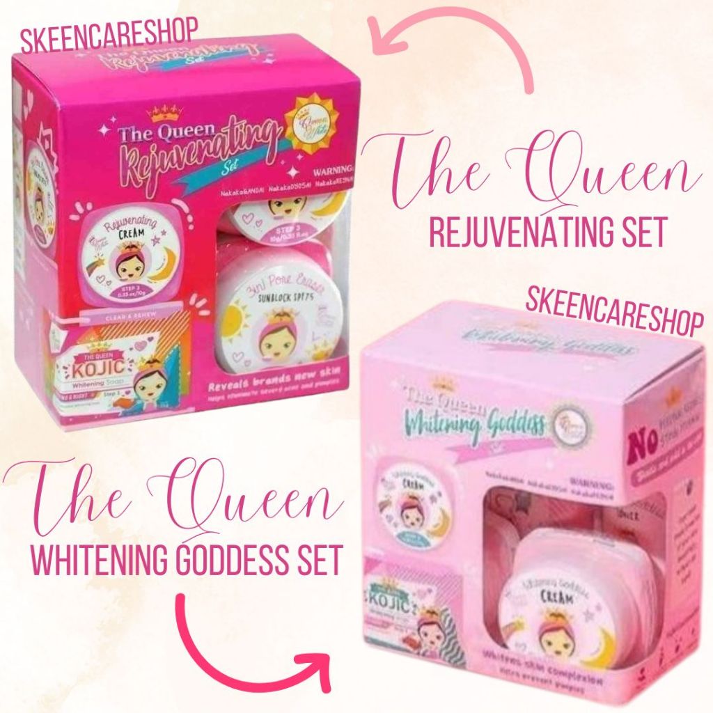 The Queen Rejuvenating/Whitening Goddess Set | Shopee Philippines