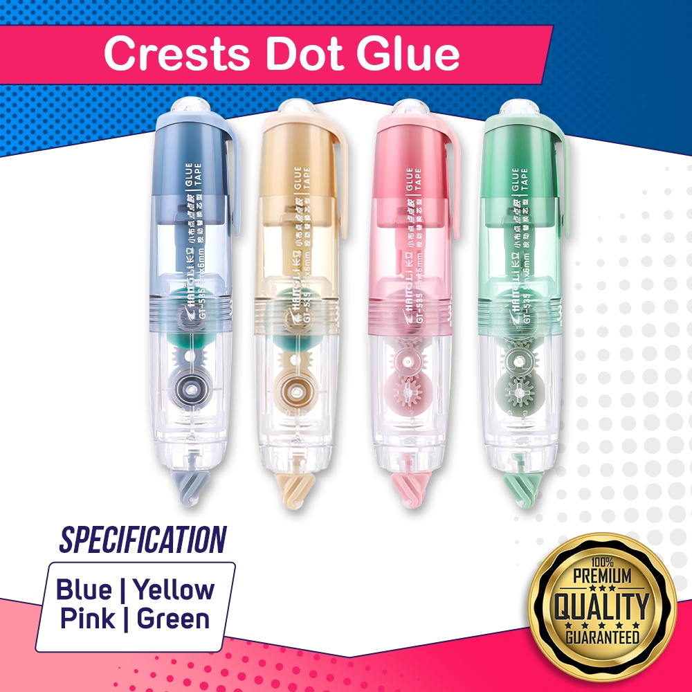 360 Rotating Tip Crests Dot Glue Tape | Shopee Philippines