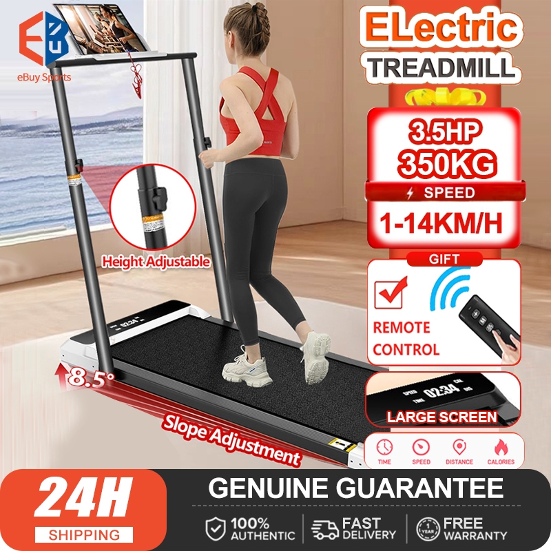 3.5HP electric treadmill Machine, 1-15KM/H Folding Walking Pad 15 ...