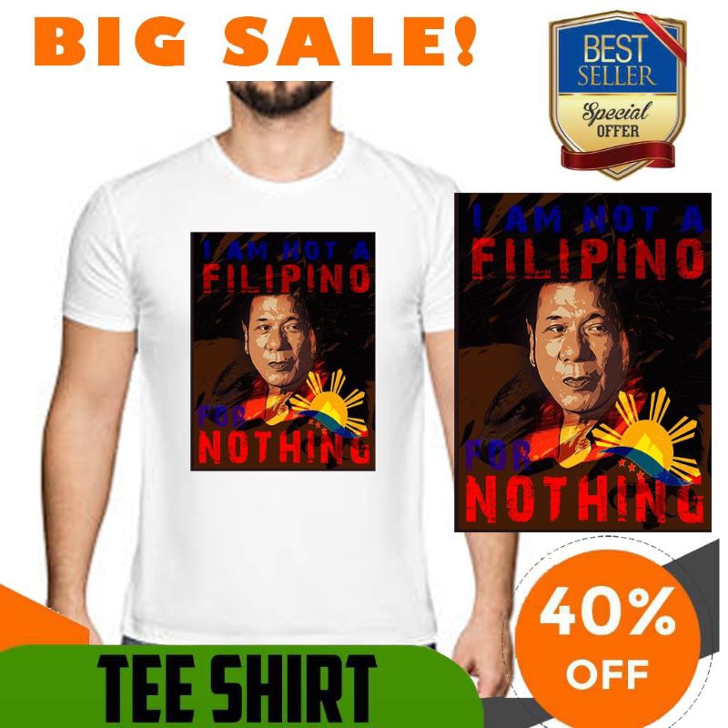 Duterte Support Shirt Personal V2 | Shopee Philippines