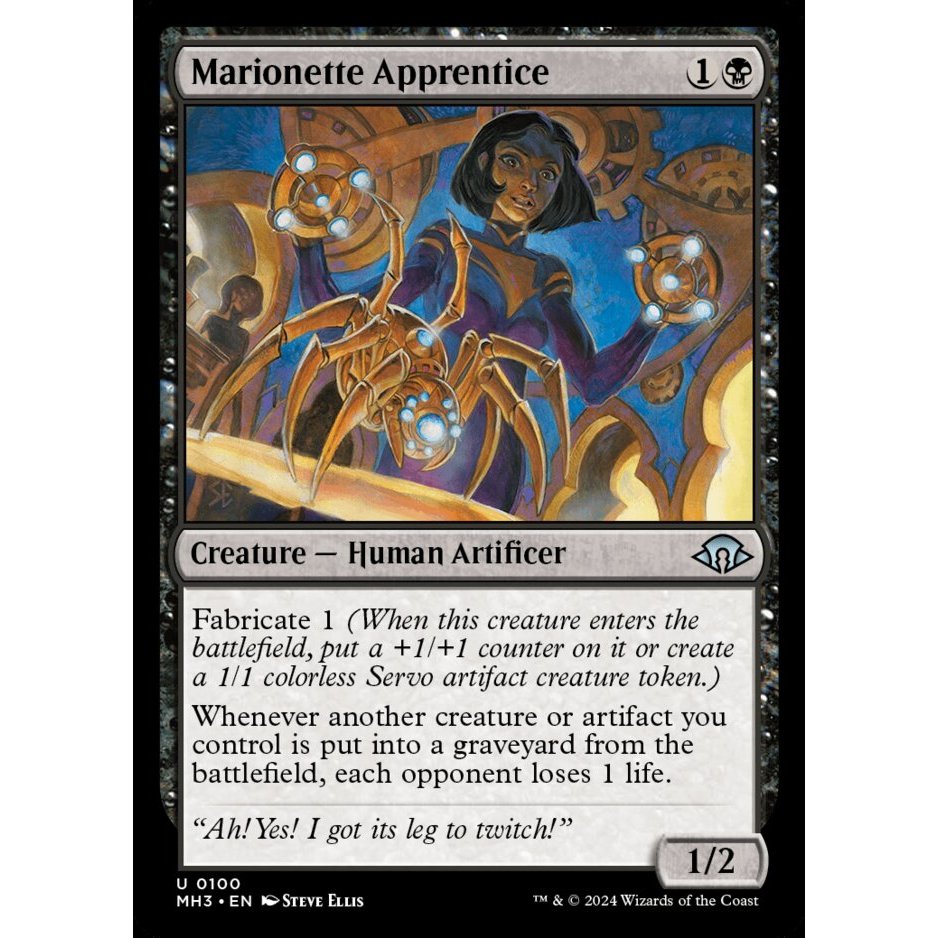 Marionette Apprentice - Modern Horizons 3 (MH3) | Shopee Philippines