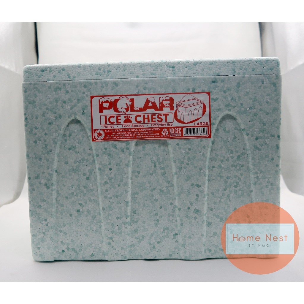 Polar Ice Chest Styrofoam Ice Cooler - Large (Random Color) | Shopee ...
