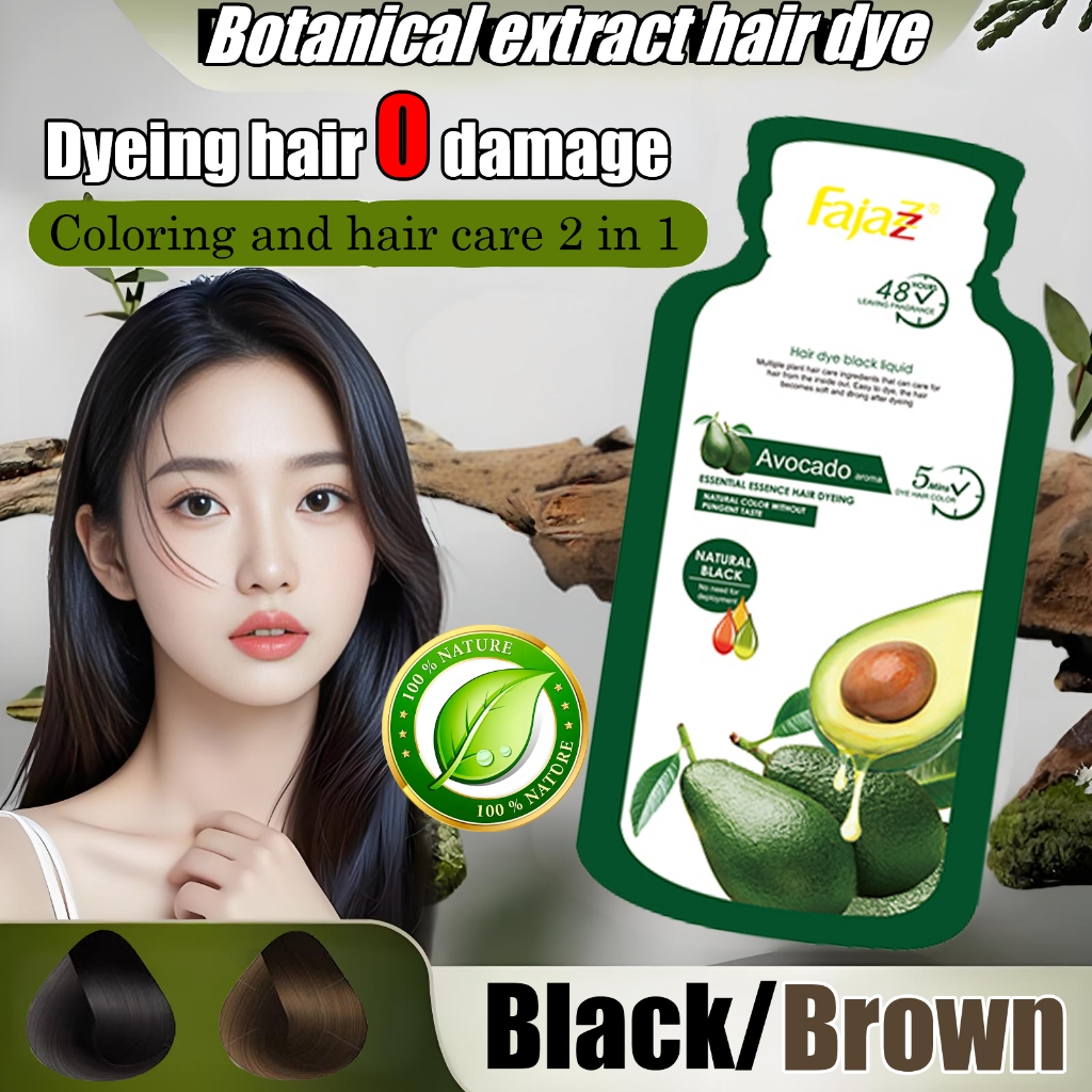 Bubble hair dye, hair dye shampoo, natural plant essence extraction, no ...