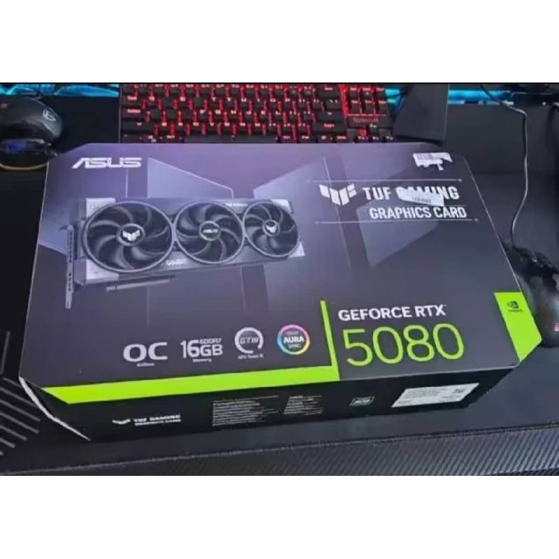 ASUS TUF Gaming GeForce RTX 5080 16GB GDDR7 0C Edition Graphics Card ...