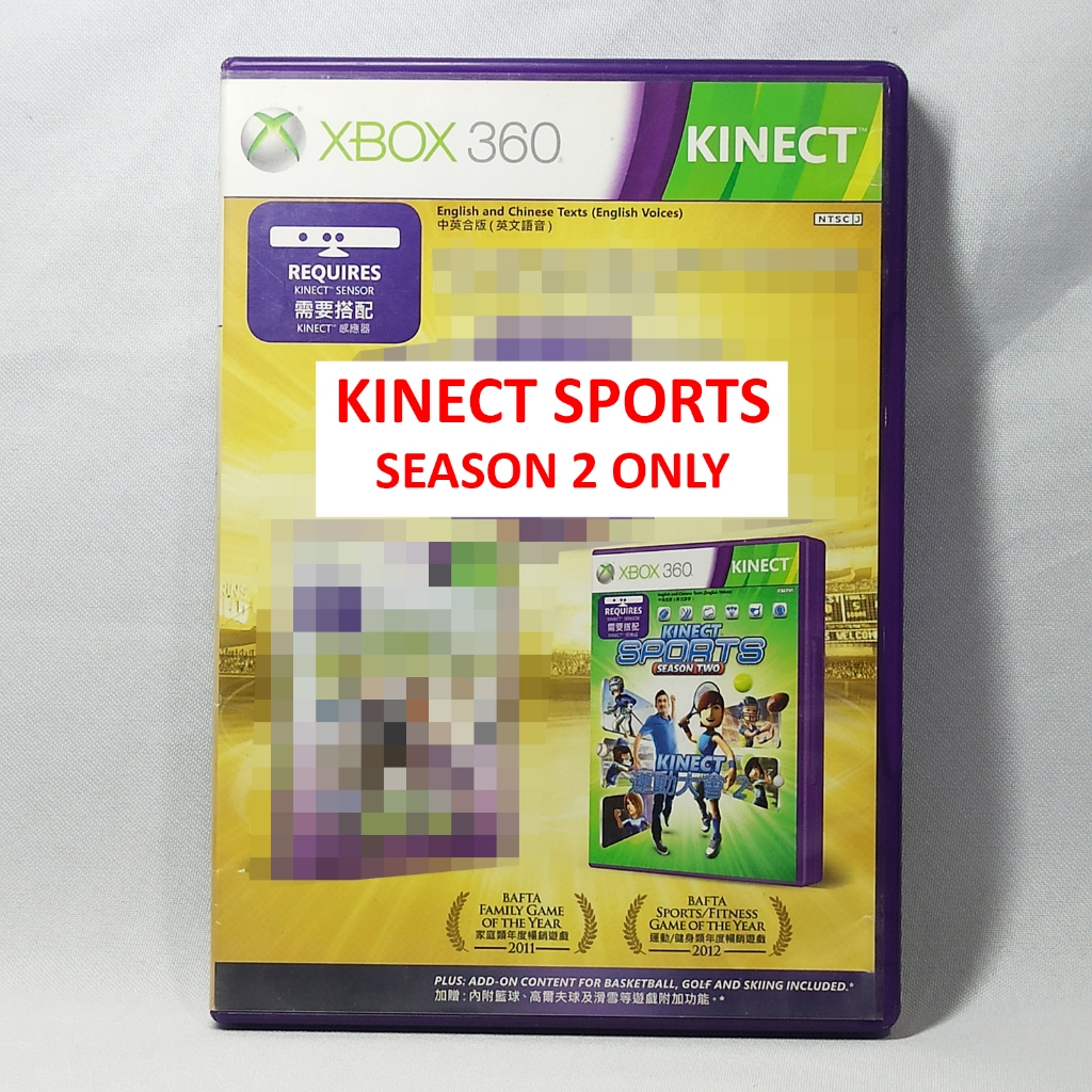 Kinect Sports Season 2 Xbox 360 Video Game (REGION FREE: NTSC-U/C, PAL ...