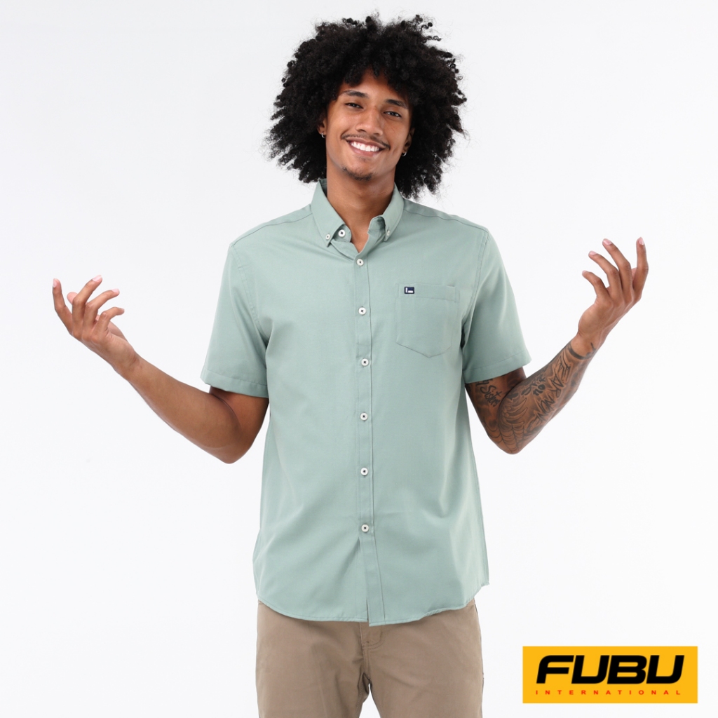 Fubu Woven Polo Short Sleeve FBT08A-0067 | Shopee Philippines
