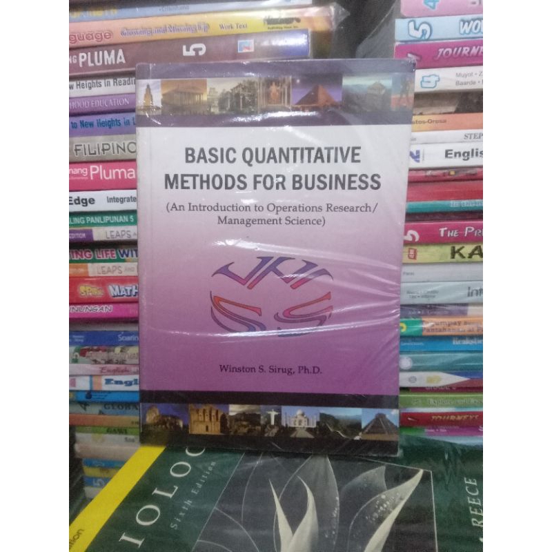 BASIC QUANTITATIVE METHODS FOR BUSINESS (USED) | Shopee Philippines