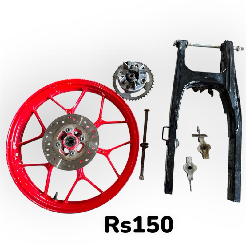 RS150 STOCK Rear Mags Set/Swing Arm Secondhand Genuine | Shopee Philippines