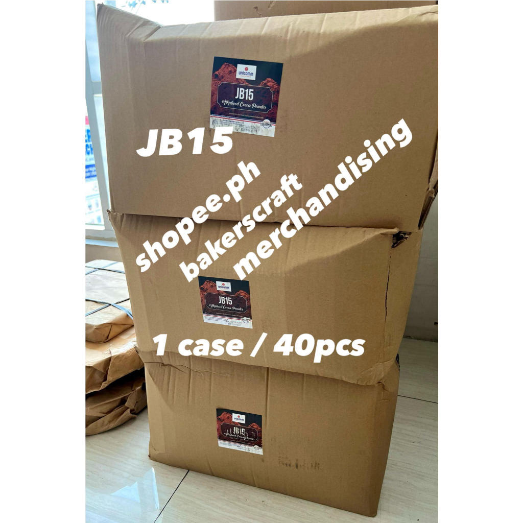 JB15 Alkalized Cocoa Powder CASES 500g X 40 Pcs 20 KG Net | Shopee ...