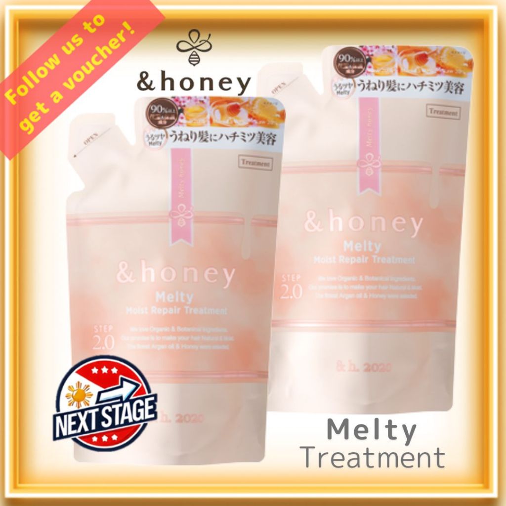 [Set of 2] &Honey Melty Moist Repair Refill Treatment【Direct from Japan】 | Shopee Philippines