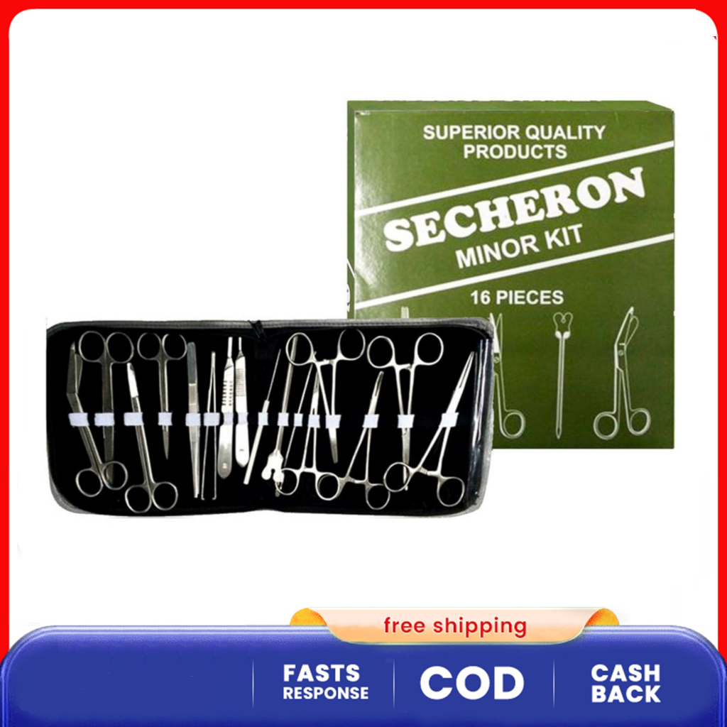 Secheron Minor Kit 16 Pcs and Secheron Dissecting Set 14 Pcs | Shopee ...