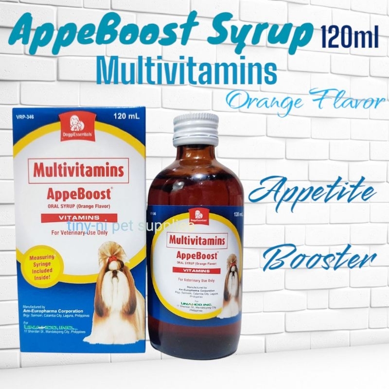 Appeboost Syrup for Pet Dog|120ml Appetite Booster for Pet | Shopee ...