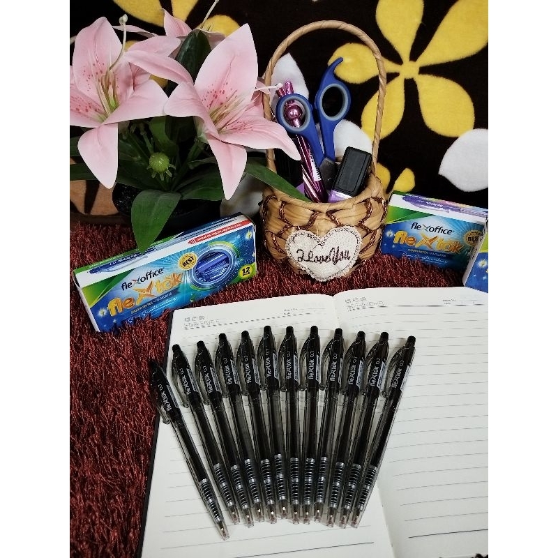 flextok smooth ink pen 12pcs | Shopee Philippines