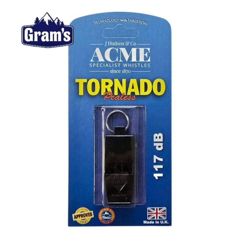 ACME Tornado 636 Black Emergency / Sports Whistle 117dB | Shopee ...