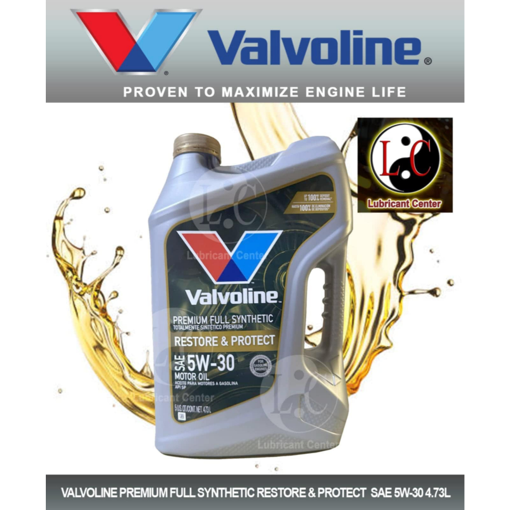 Valvoline Restore and Protect 5W30 4.73 Liters | Shopee Philippines