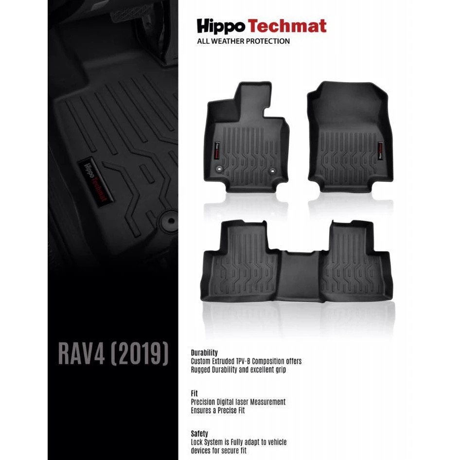 Toyota Rav4 2019-up Hippo Techmat Pro Deep Dish Matting Thailand Made ...