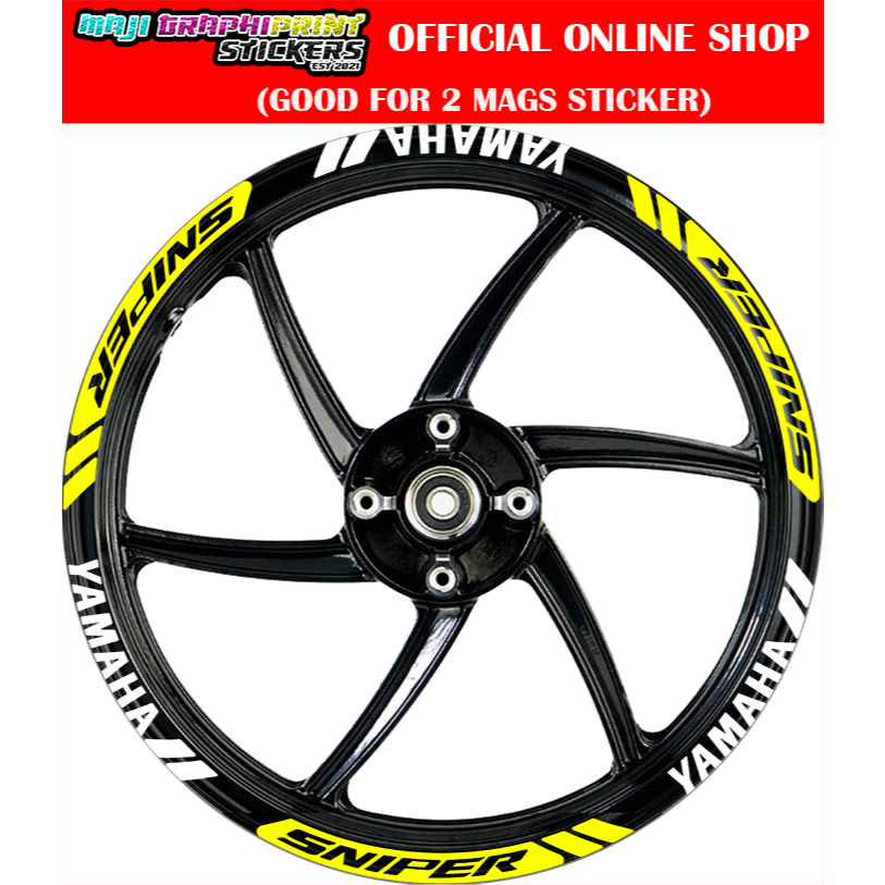 Yamaha Sniper 150/155/155r Mag Sticker Decal - Cut Out | Shopee Philippines
