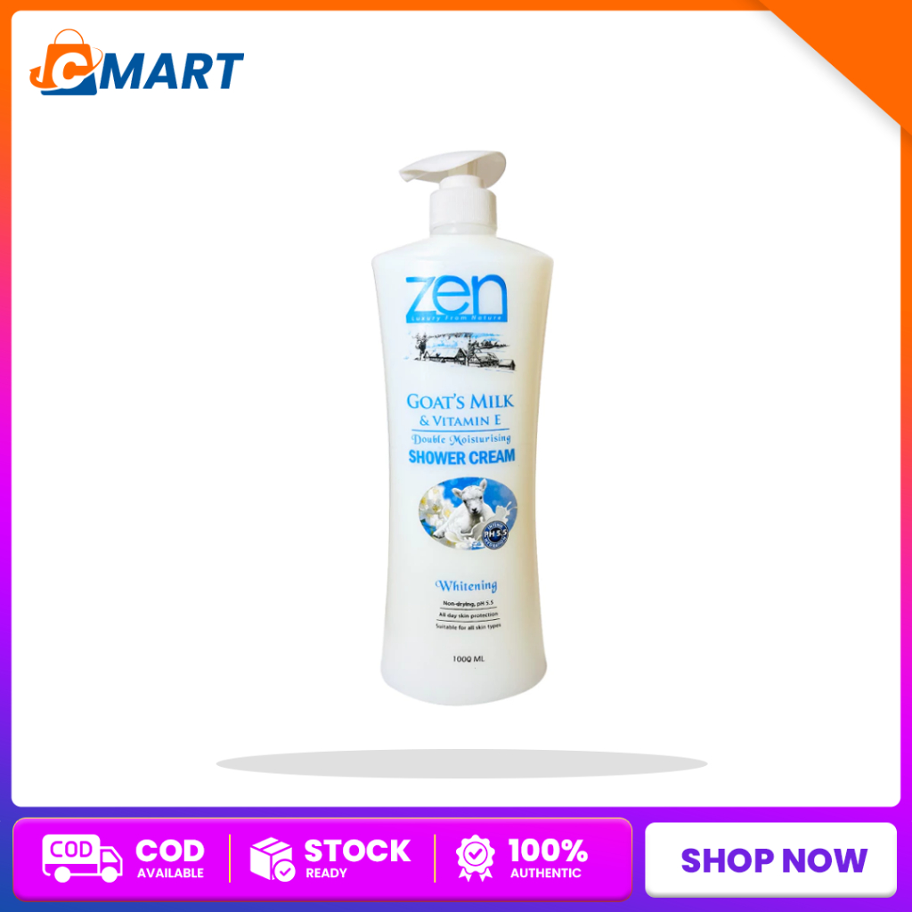 Zen Garden Shower Cream Goat's Milk 1L | Shopee Philippines