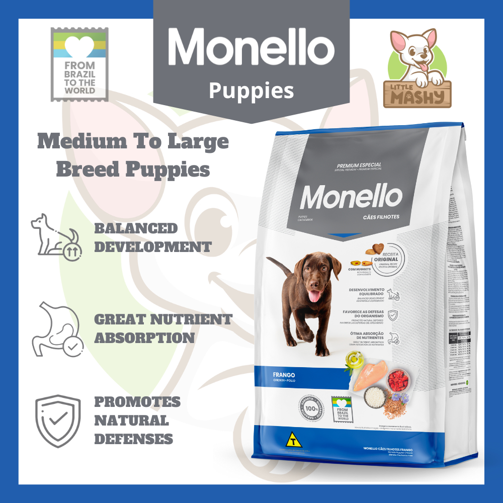Monello Puppies Dog Food 1kg (Orig Pack) | Shopee Philippines