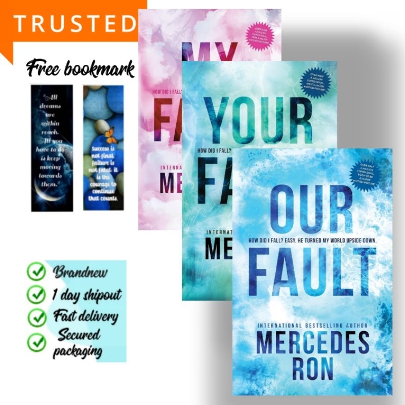 my fault, Your fault, Our Fault, Mercedes Ron Culpable (3 book series ...