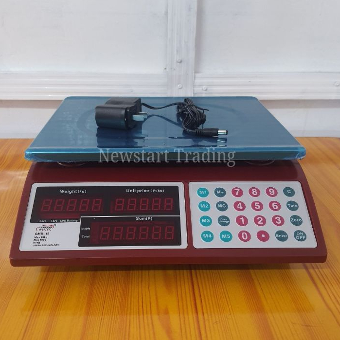 GENERAL MASTER PRICE COMPUTING SCALE/TIMBANGAN/DIGITAL WEIGHING SCALE ...