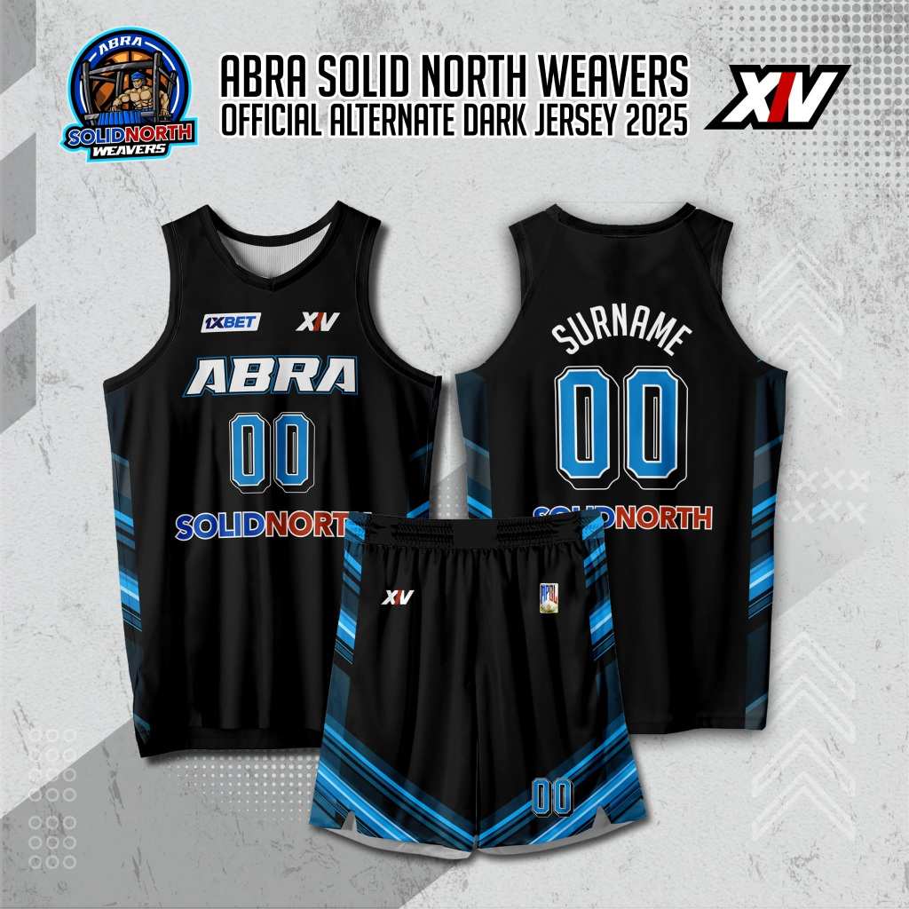 Abra Weavers Official Alternate Dark Jersey Uniform 2025 | Shopee ...