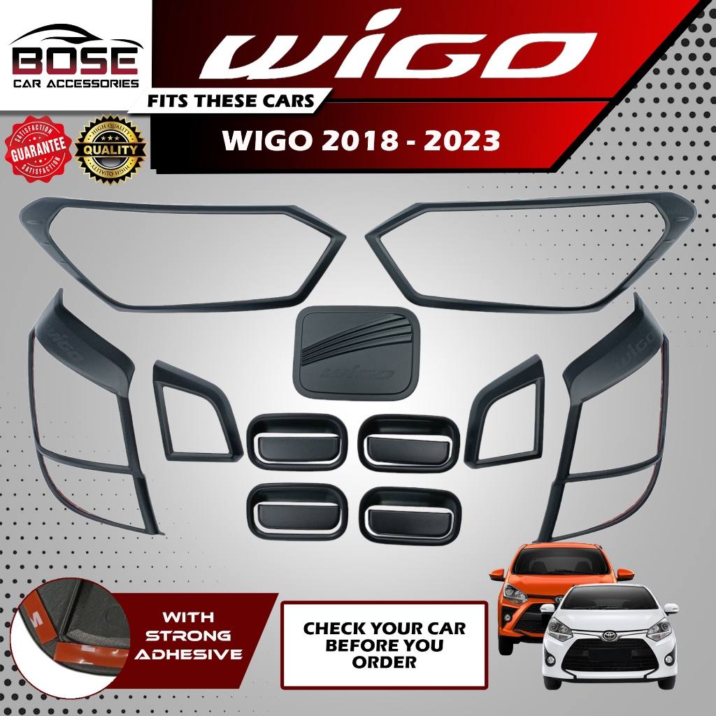 Toyota Wigo 2018 - 2022 Gen 2 / 2023 - Onwards Gen 3 Garnish Cover ...