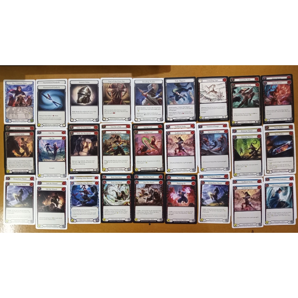 FAB Ira, Crimson Haze Commoner Blitz Ninja Deck Flesh and Blood TCG ...