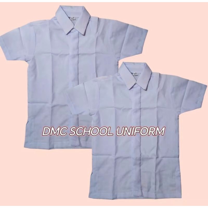 PLAIN WHITE POLO BARONG FOR ADULTS SCHOOL UNIFORM | Shopee Philippines