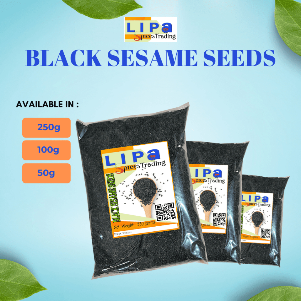 Lipa Spices Trading Black Sesame Seeds 250 Grams | 100 Grams | 50 Grams ...