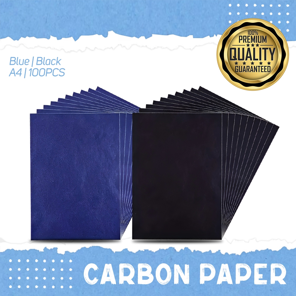 100Sheets Carbon Paper A4 Size | Shopee Philippines